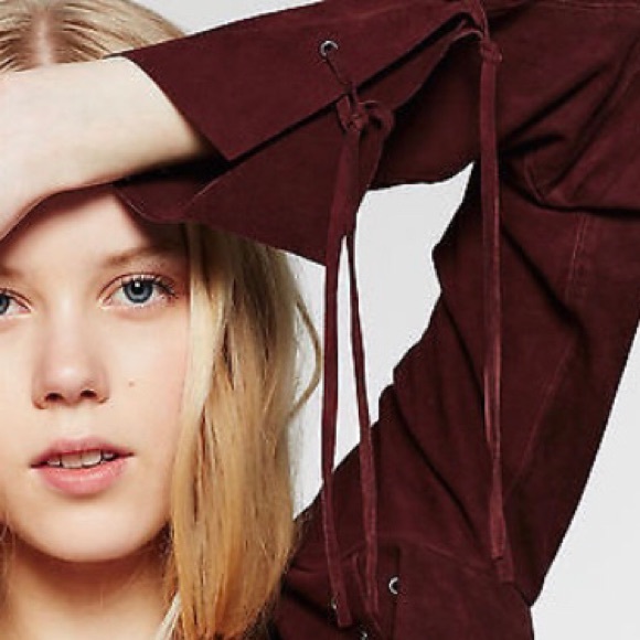 Zara | Jackets & Coats | Nwt Zara Cut Work Suede Leather Jacket With ...